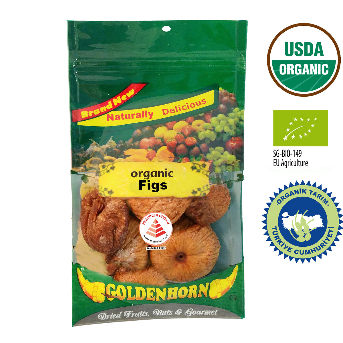 Golden Horn Organic Figs 150g — LeMed